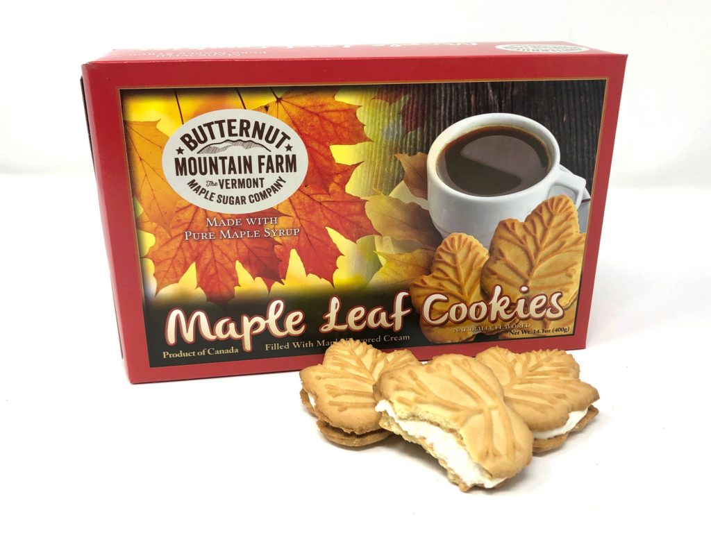 Butternut Mountain Maple Leaf Cookies - Morse Farm