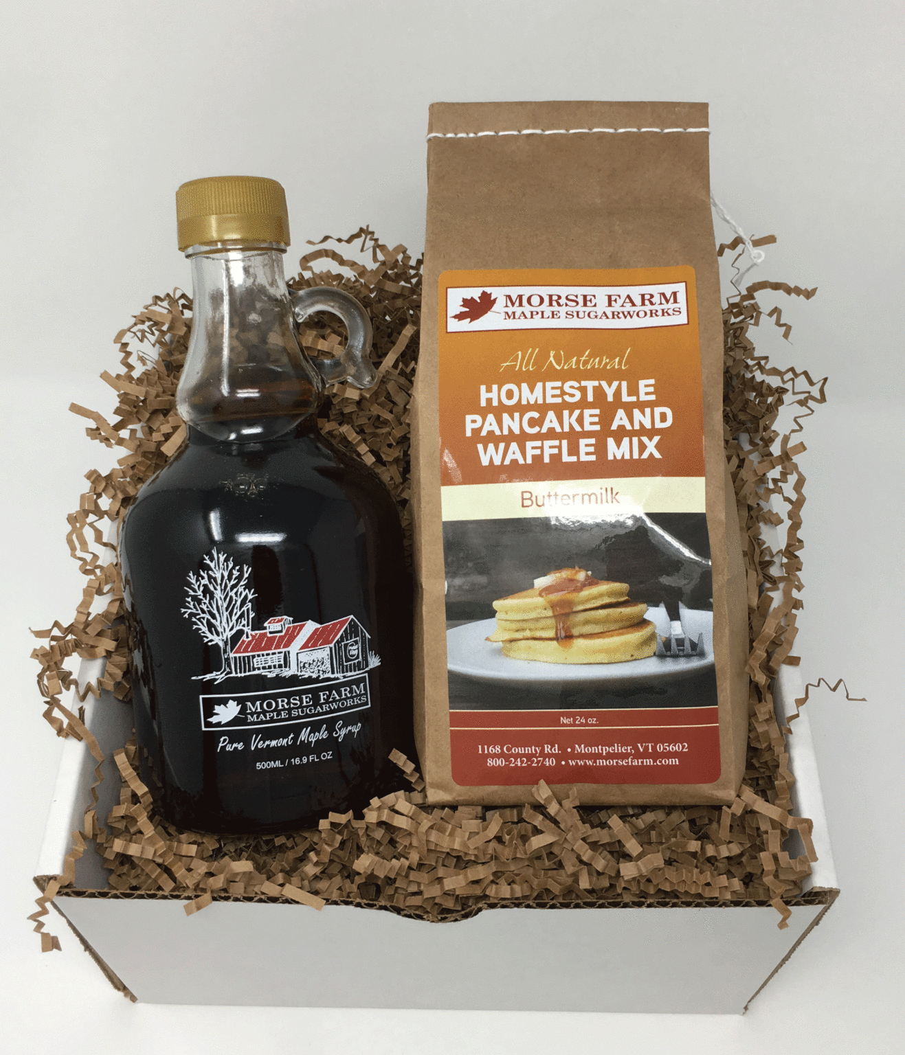 Morse Maple Vermont Maple Syrup Growler Gift Box | Morse Farm Maple