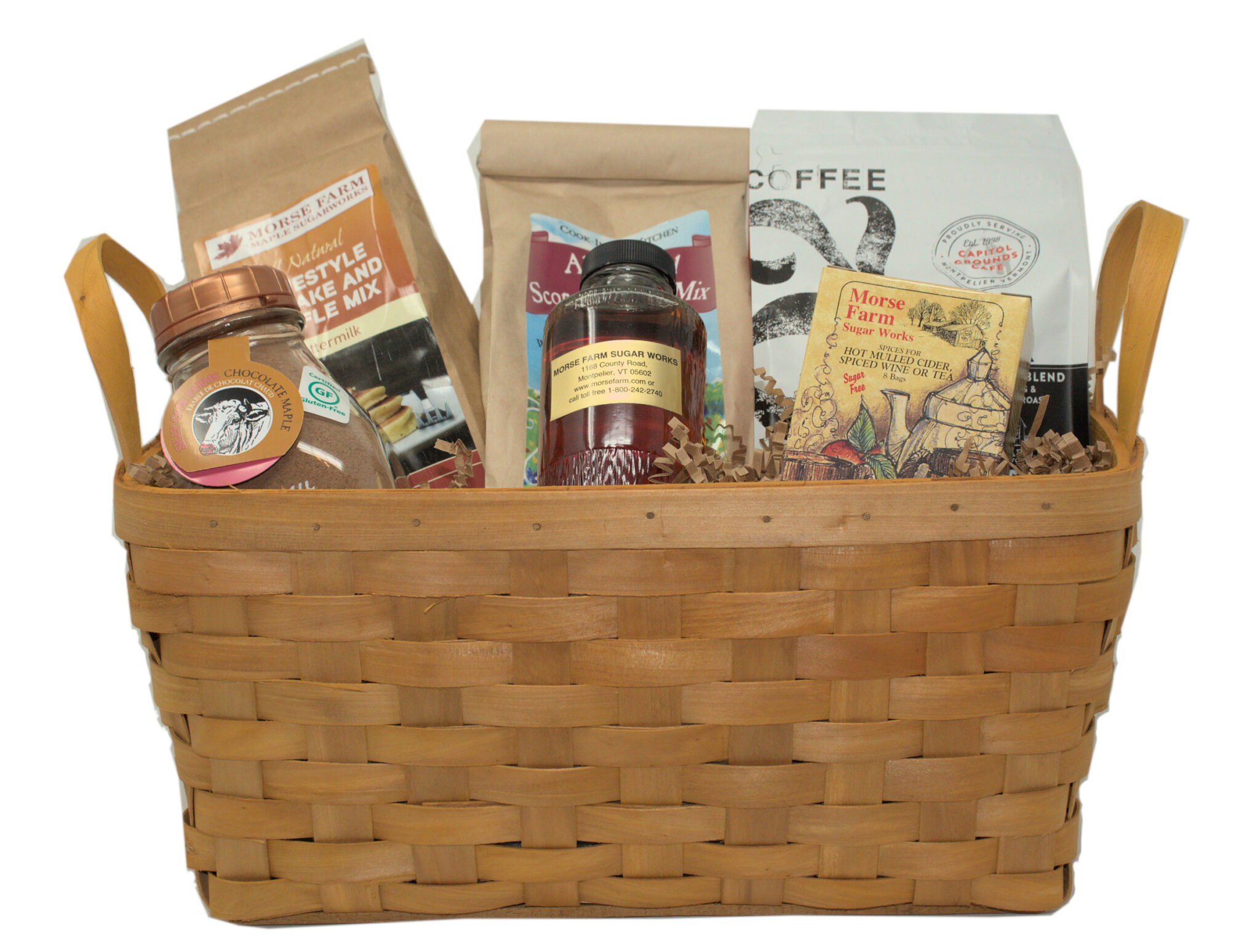 Morse Maple - Cozy Morning - Vermont Maple Gift Basket - Morse Farm
